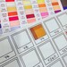 Color Swatch Printable PDF, for Markers, Paints, Pencils and More! - Etsy