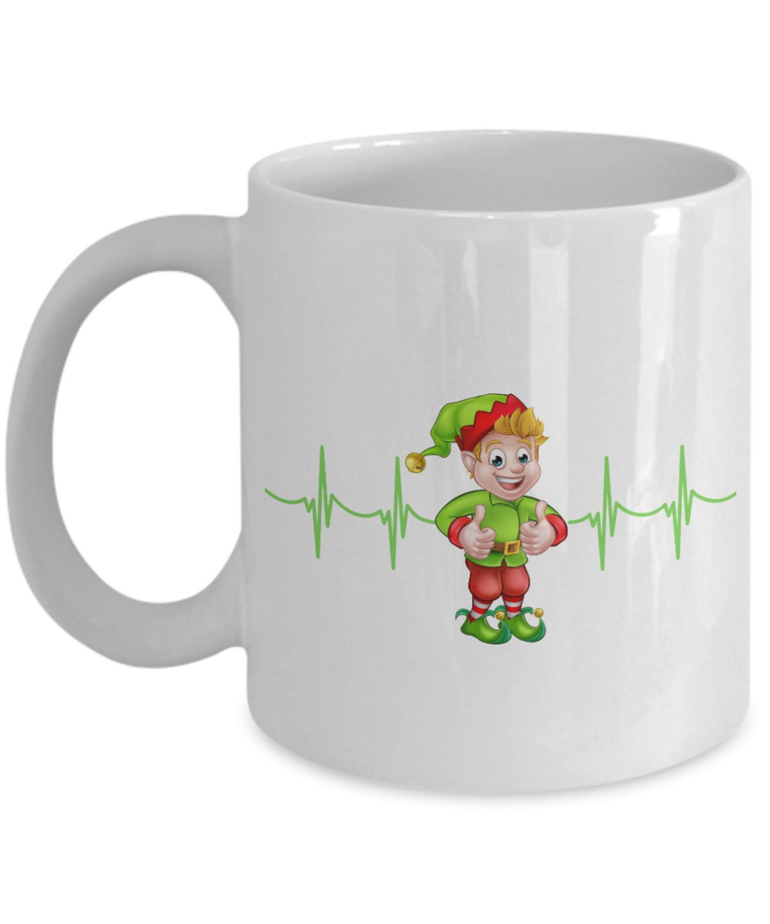 Christmas Elf Cup, Christmas Elf Mug, Christmas Cup, Christmas Mug ...