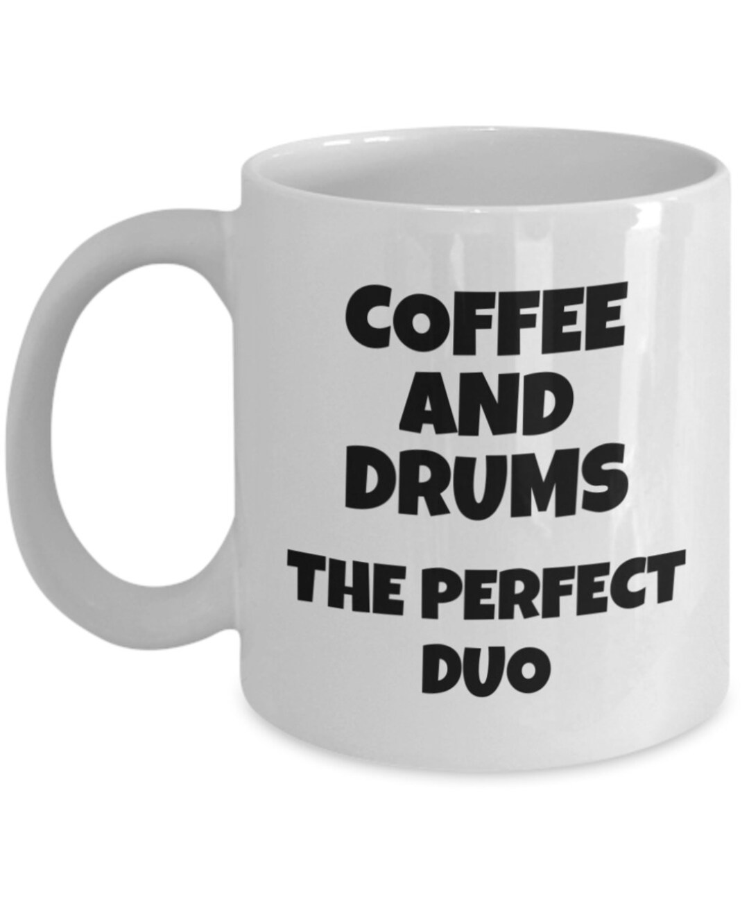 Coffee and Drums Cup, Coffee and Drums Mug, Drummer's Coffee Cup ...