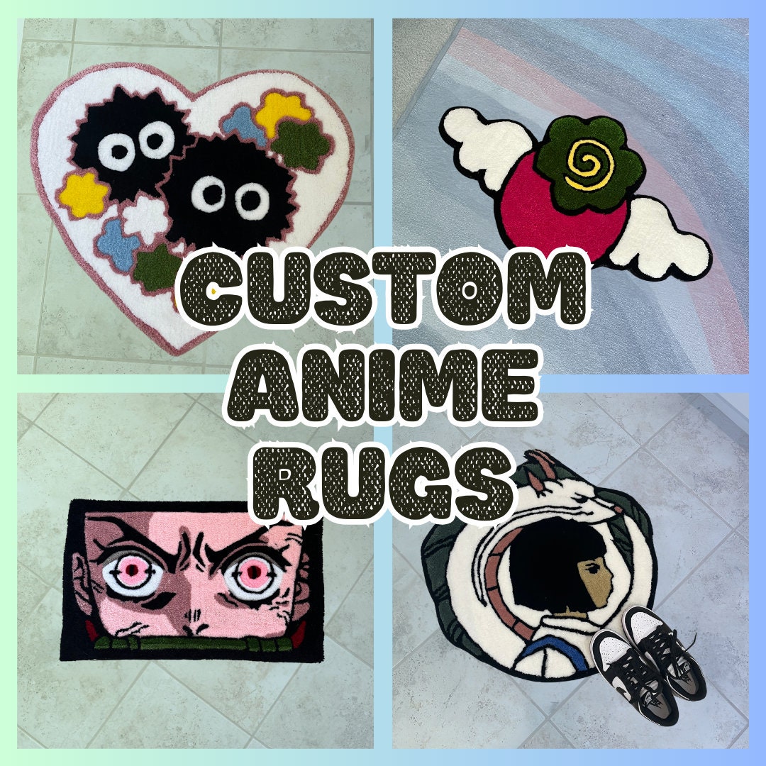 Custom Anime Tufting Rug | Anime Character Tufted Rug | Anime Rug ...