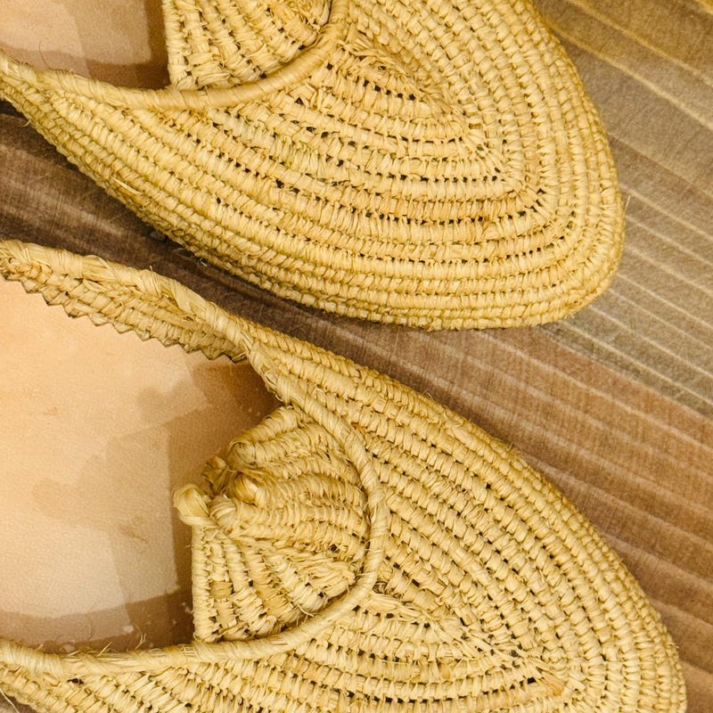 Raffia Shoes - Etsy