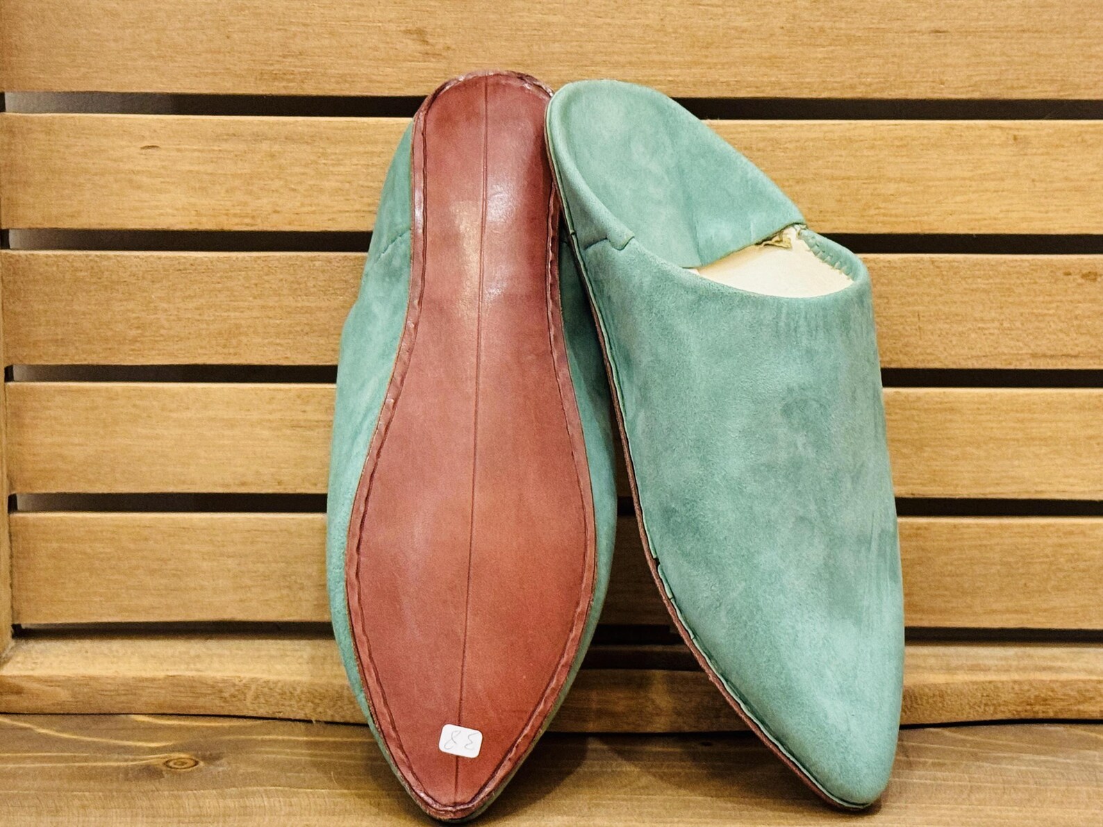 Tan Leather Mules, Open Back Mules, Women's Summer Shoes, Chic Flats ...