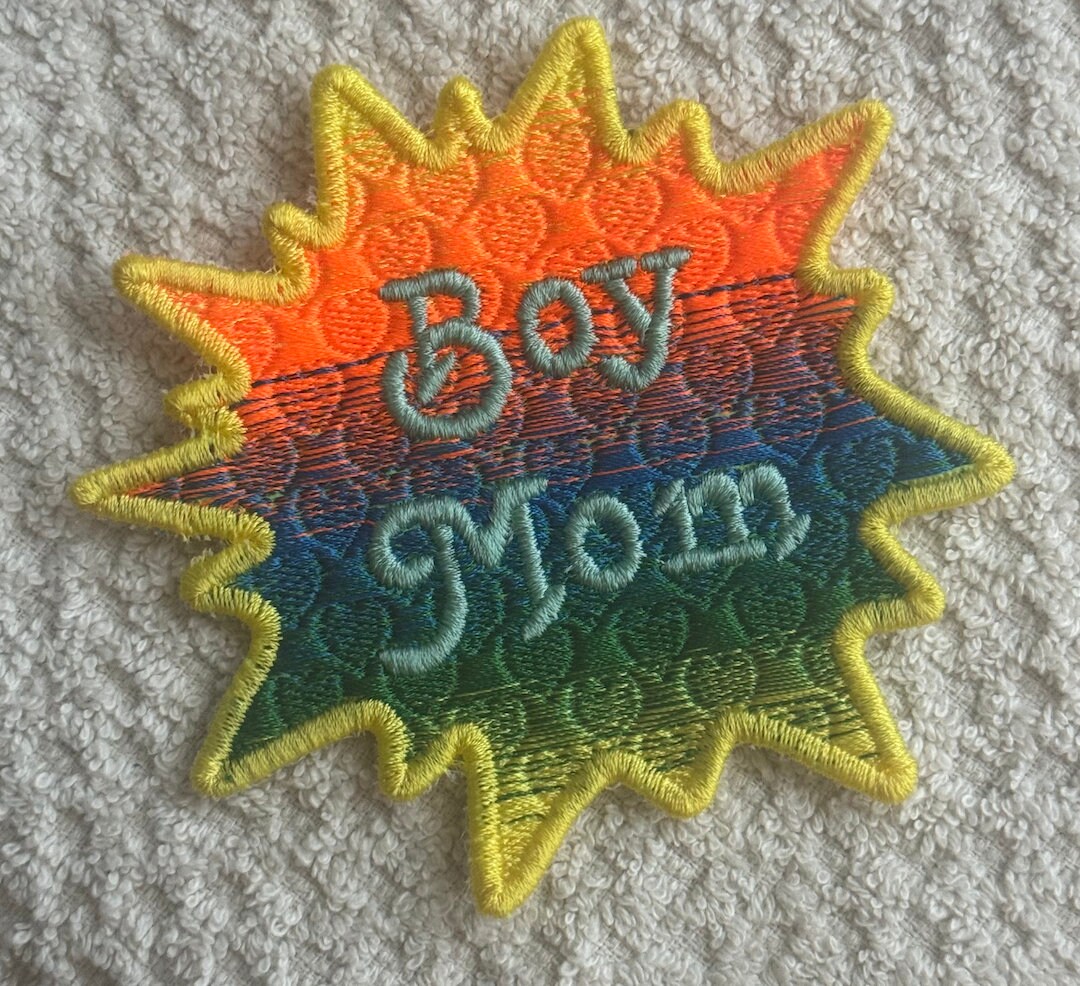 Boy Mom Patch - Etsy