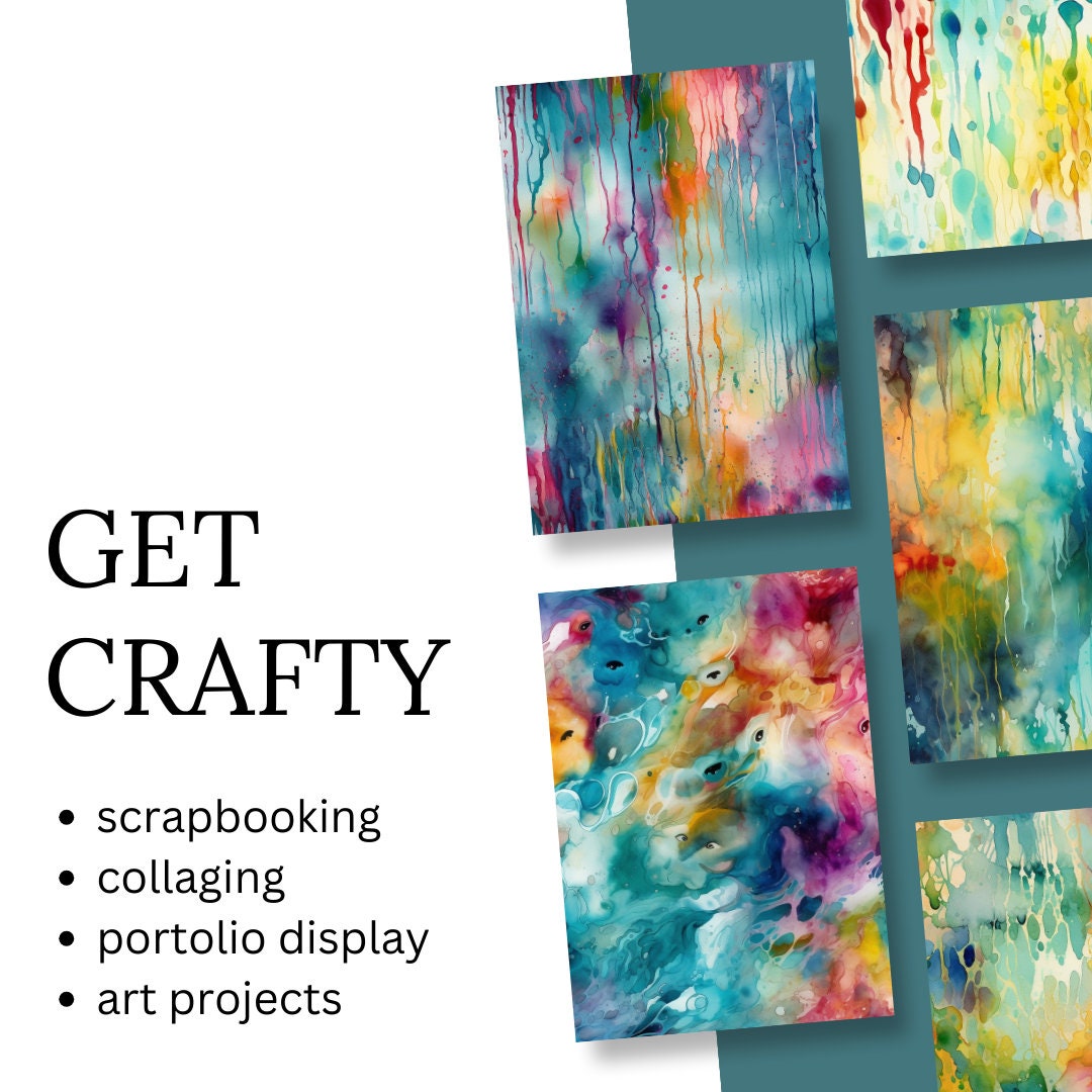 SEAMLESS Patterns - Watercolor - Digital Paper - 12 Designs - JPG ...