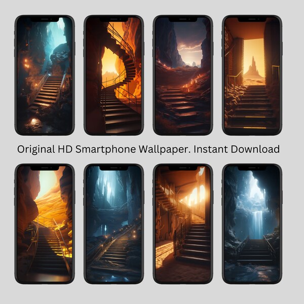 Stair Wallpaper - Etsy