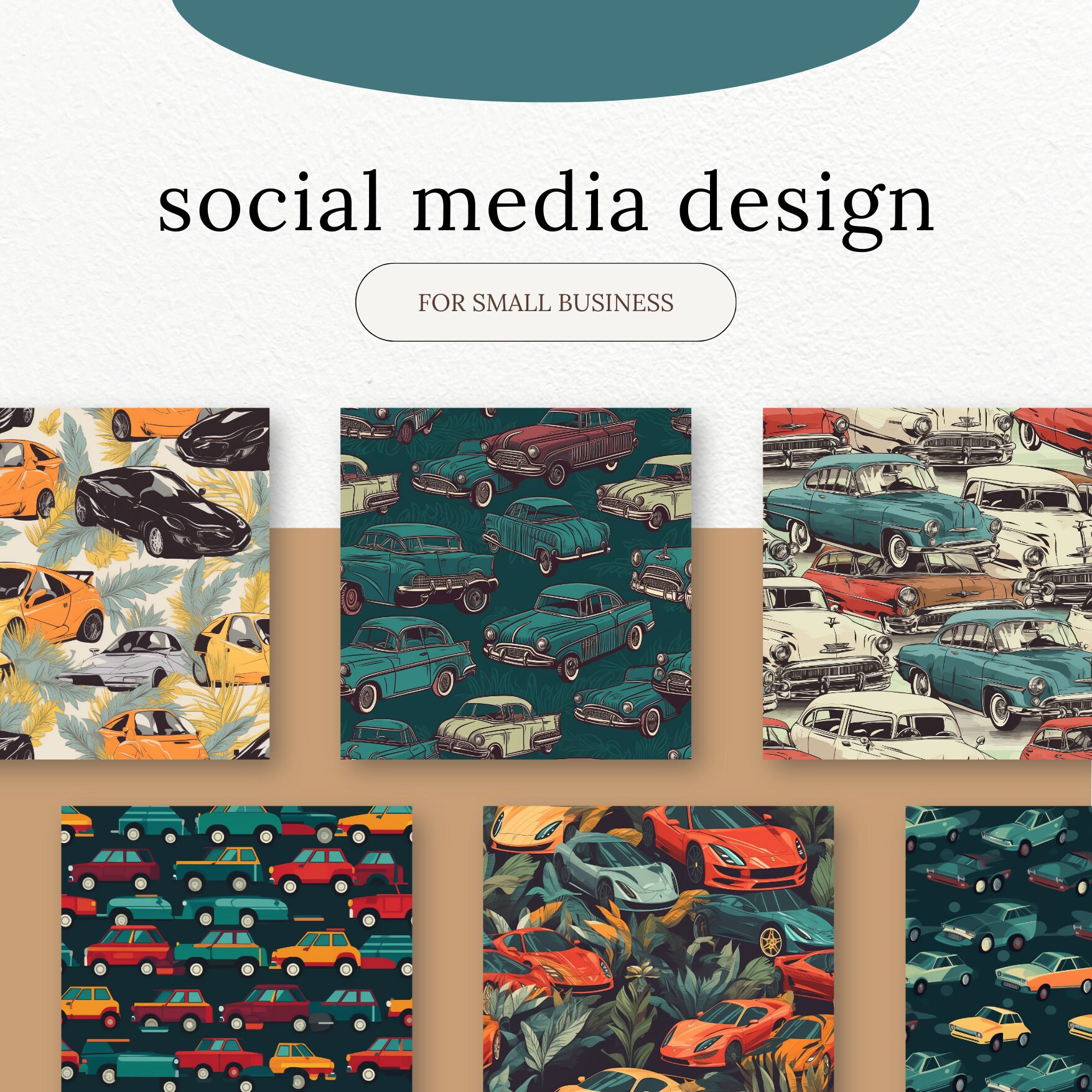 SEAMLESS Patterns - Cars - Digital Paper - 12 Designs - JPG Format ...