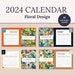 2024 Calendar and Monthly Planner - 5 Bonus Weekly Planners - Landscape ...