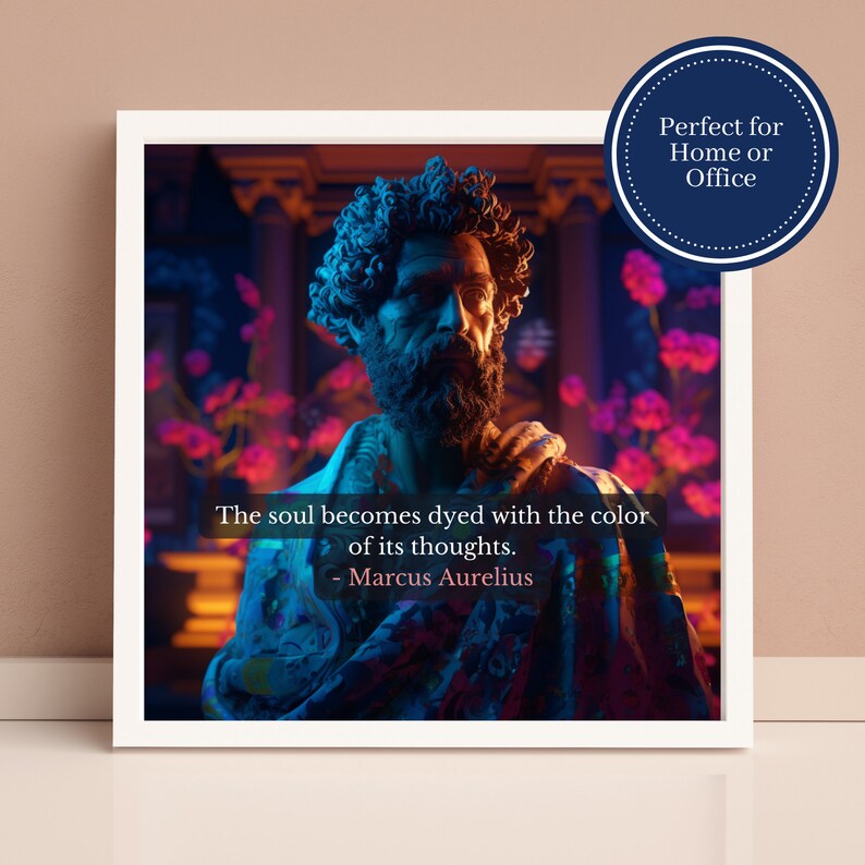 Motivational Wall Décor for Home & Office Inspirational Stoic ...