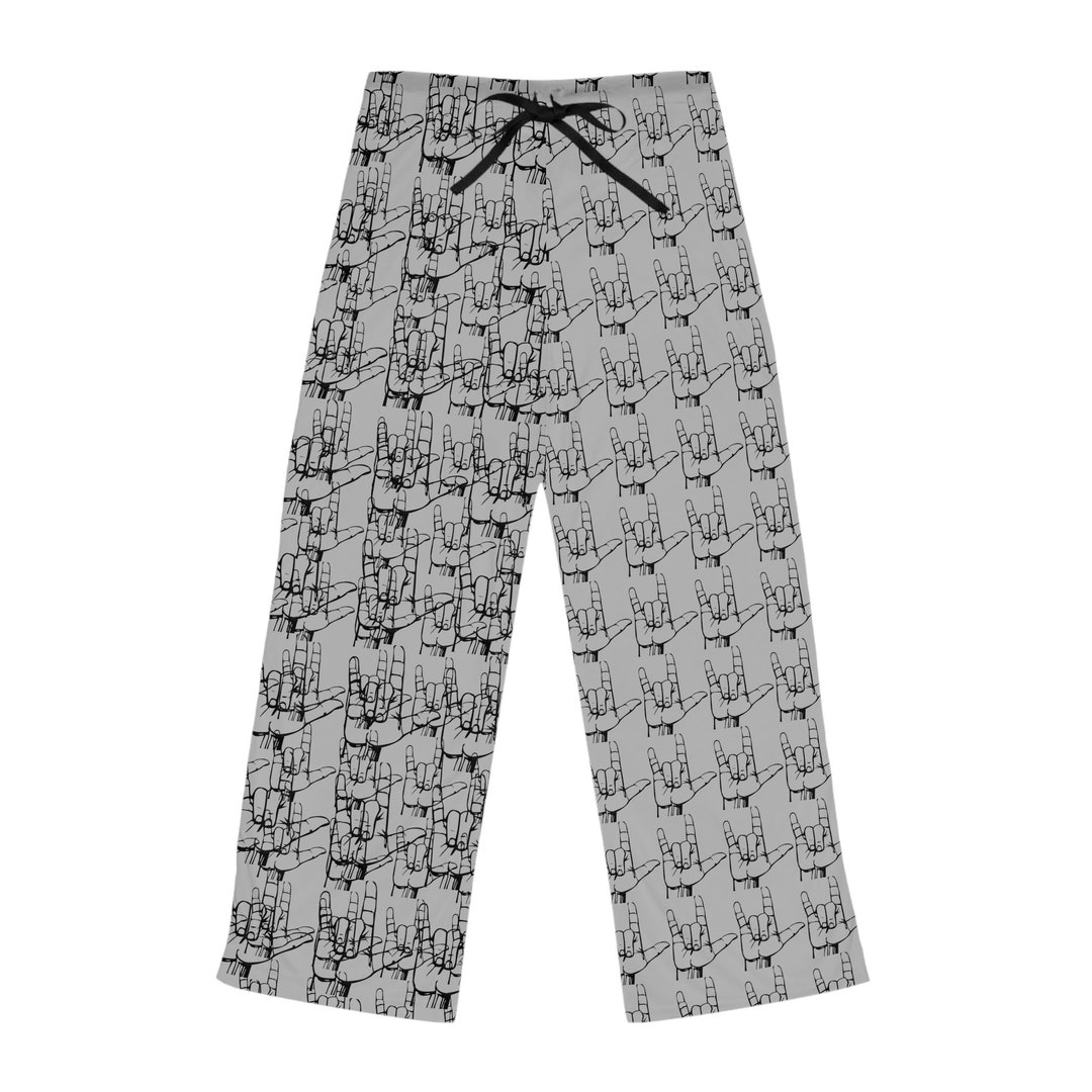ASL I Love You Women's Pajama Pants AOP - Etsy