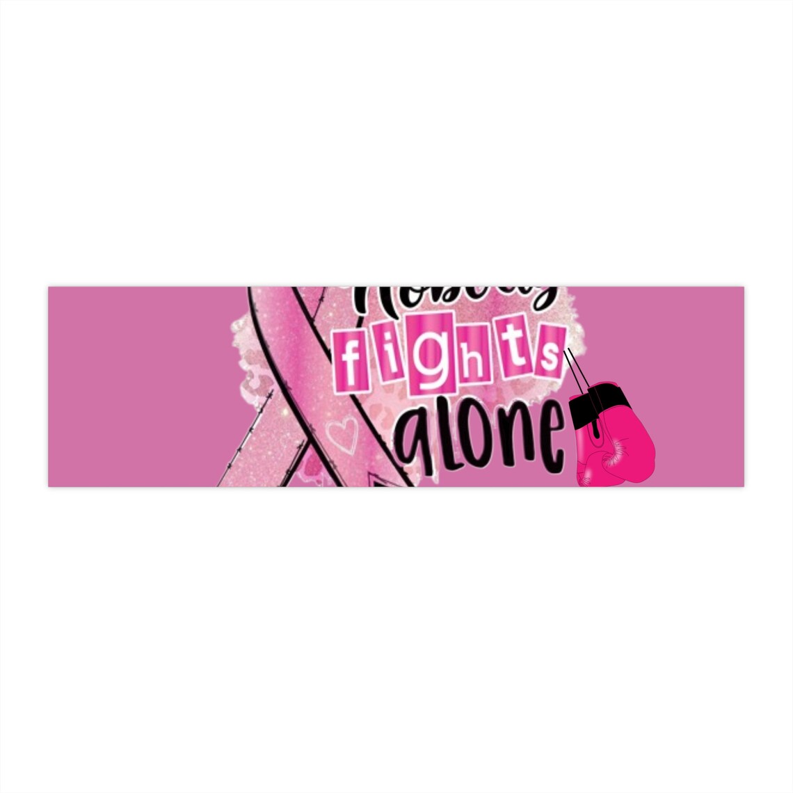 Breast Cancer Awareness Bumper Sticker - Etsy