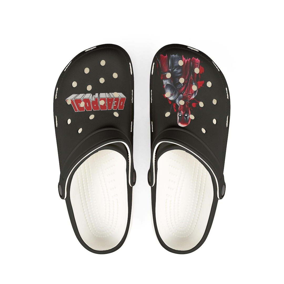 Deadpool Crocs - Etsy