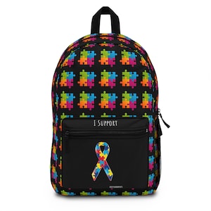 Autism Awareness Backpack - Etsy