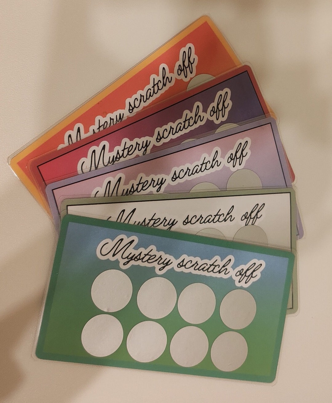 A6 Mystery Scratch Offs - Etsy