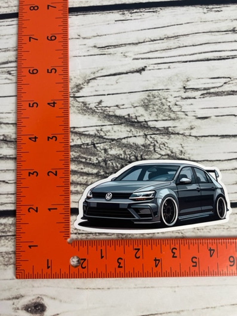 Sticker VW Jetta GLI Grey - Etsy