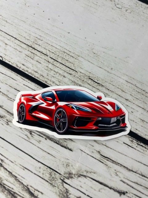 Sticker - Chevrolet Corvette C8 - Etsy
