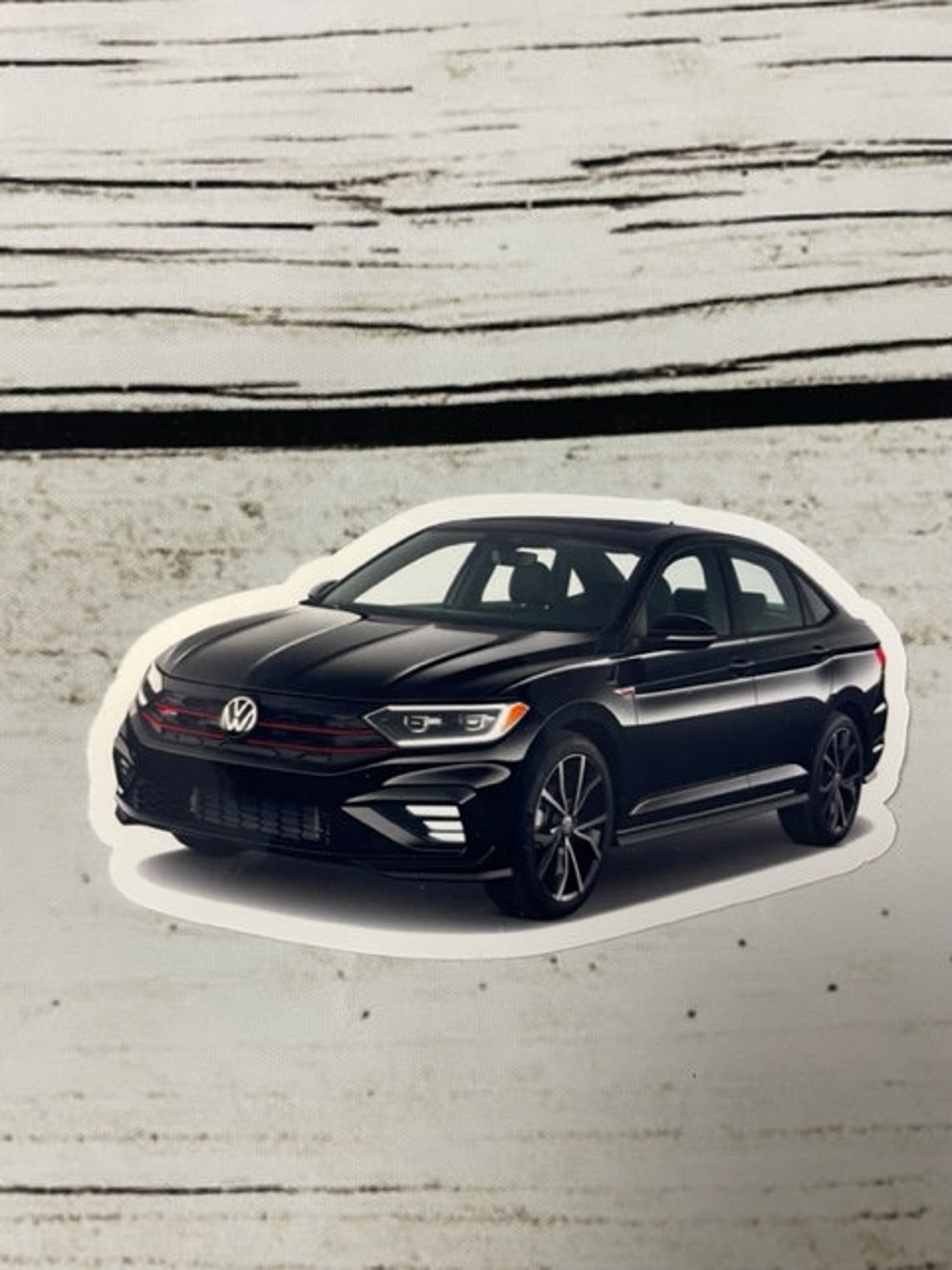 Sticker VW Jetta GLI Black - Etsy