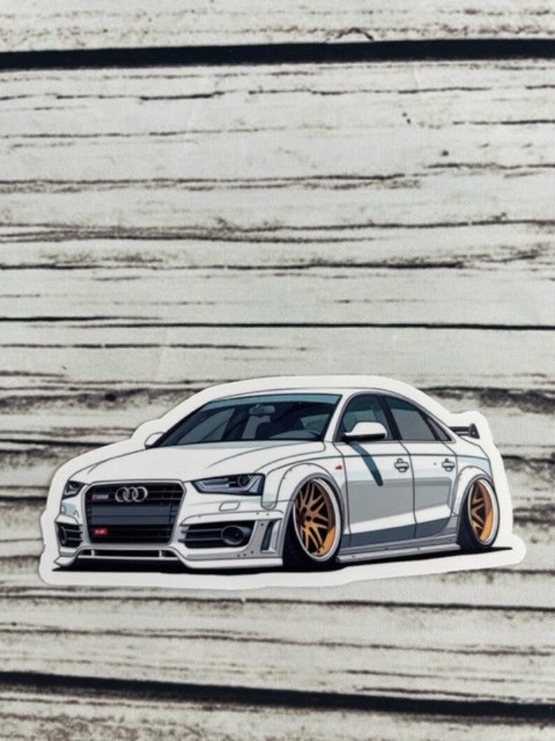 Sticker - Audi S4 Sedan - Etsy