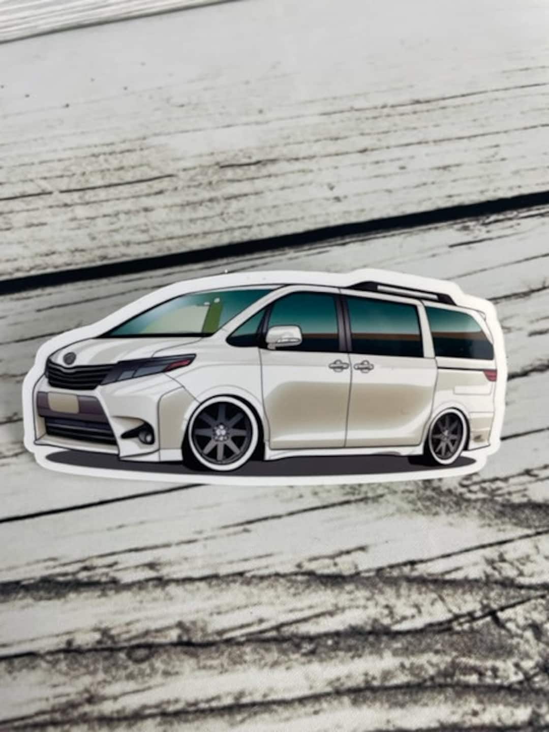 Sticker Toyota Sienna Minivan - Etsy