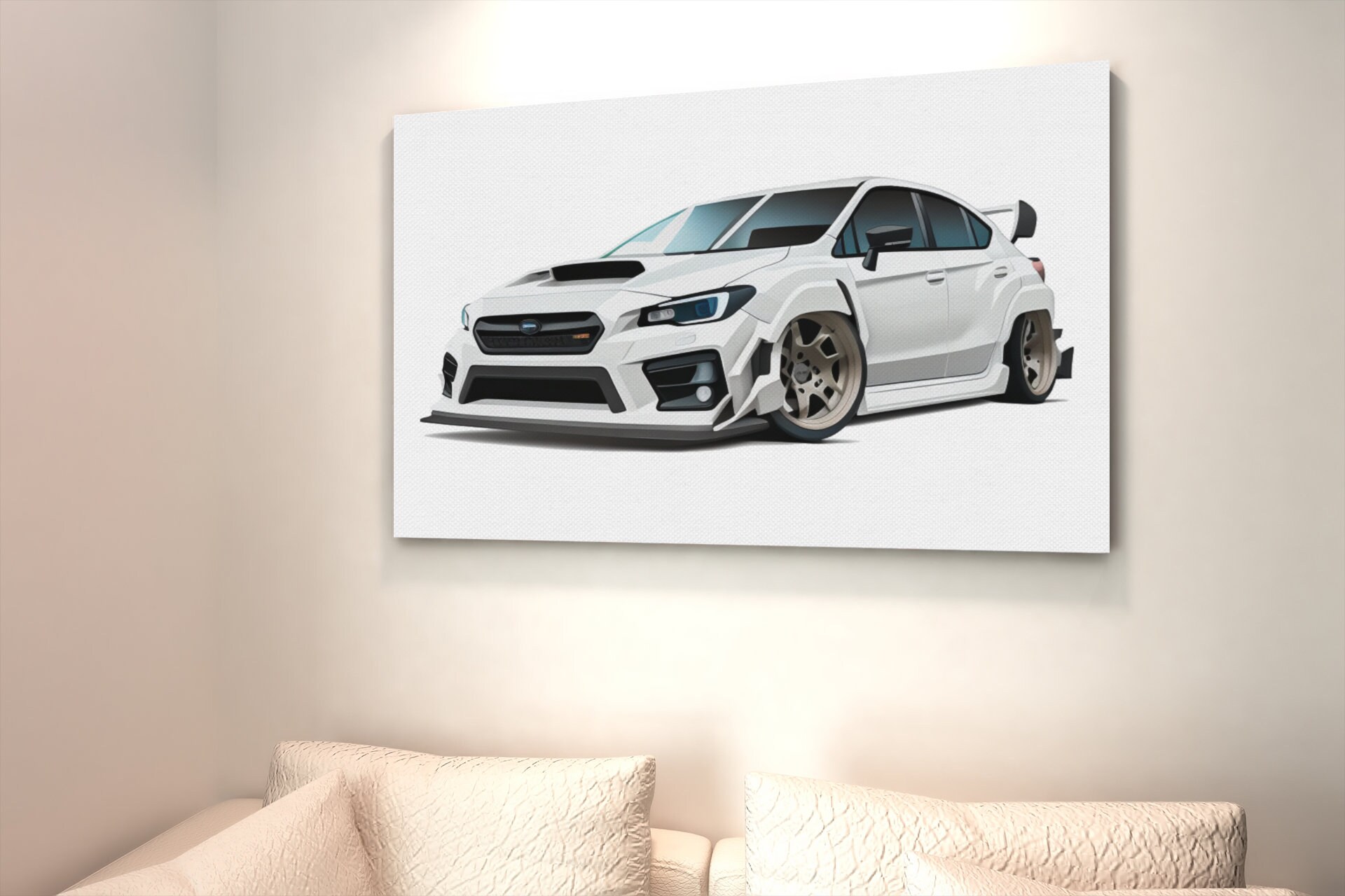 Digital - Subaru WRX Sti Modified Car - Subbie - Etsy