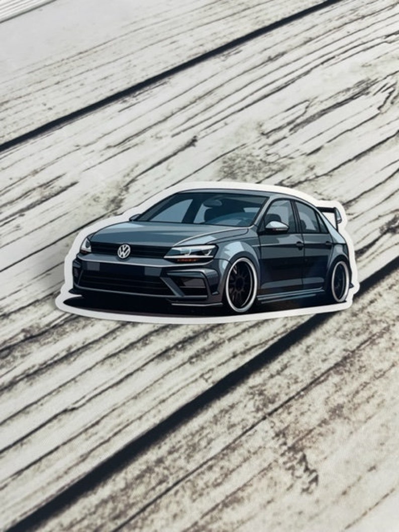 Sticker VW Jetta GLI Grey - Etsy