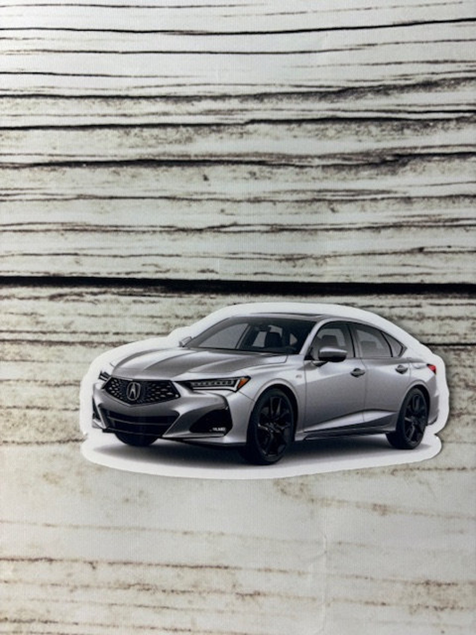 Sticker Acura TLX Sedan - Silver - Etsy