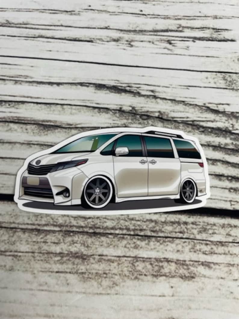 Sticker Toyota Sienna Minivan - Etsy