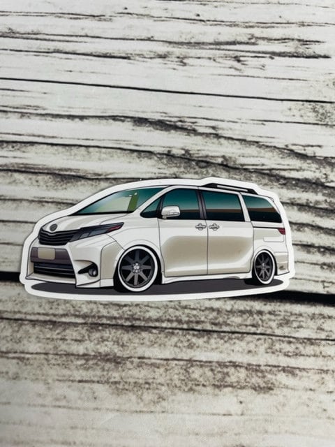 Sticker Toyota Sienna Minivan - Etsy
