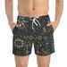 Celestial Outer Space Men's Swimming Trunks Sun Moon Stars Swim Trunks ...