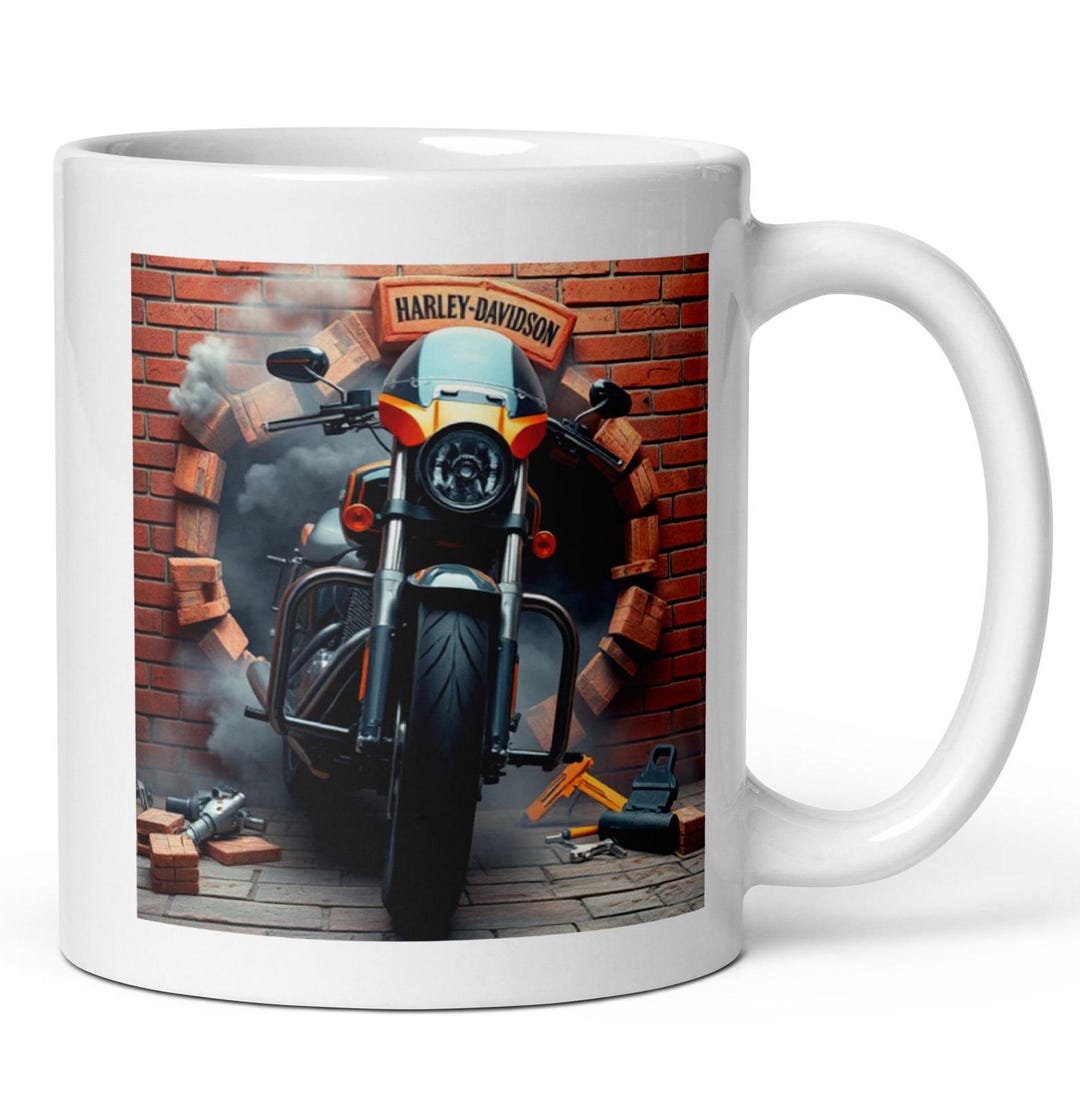 Harley Davidson Motorcycle Bike Mug Gift, Harley Coffee Mug Items ...