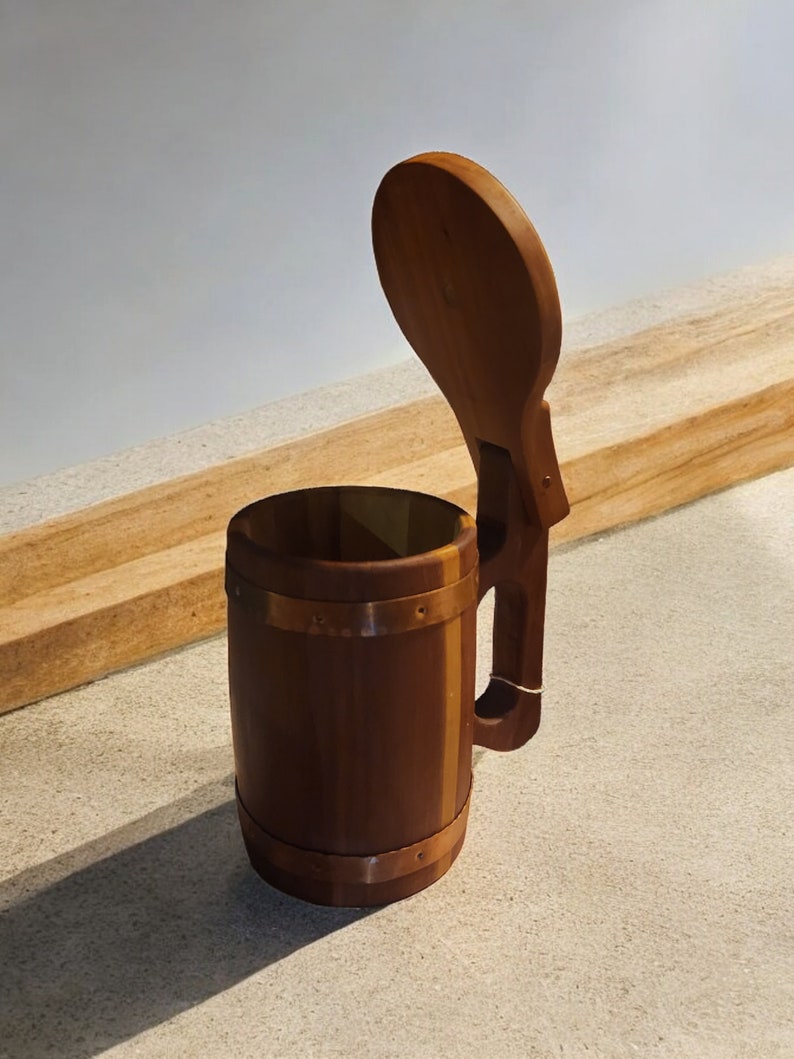 Gorgeous Hand Carved Wooden Beer Stein - Etsy