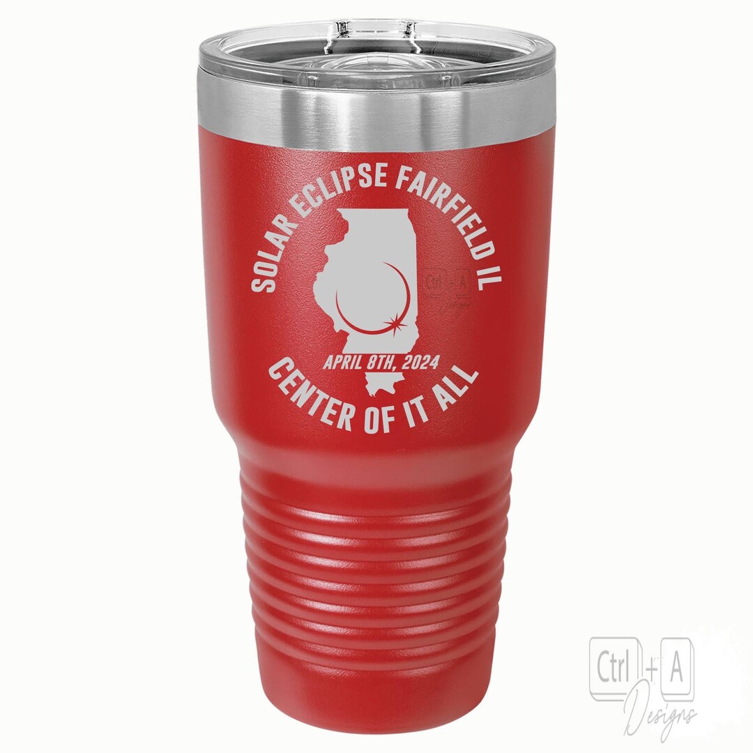 30 Oz Eclipse Tumbler- Color Options Are Black or Red. 2024 Solar ...
