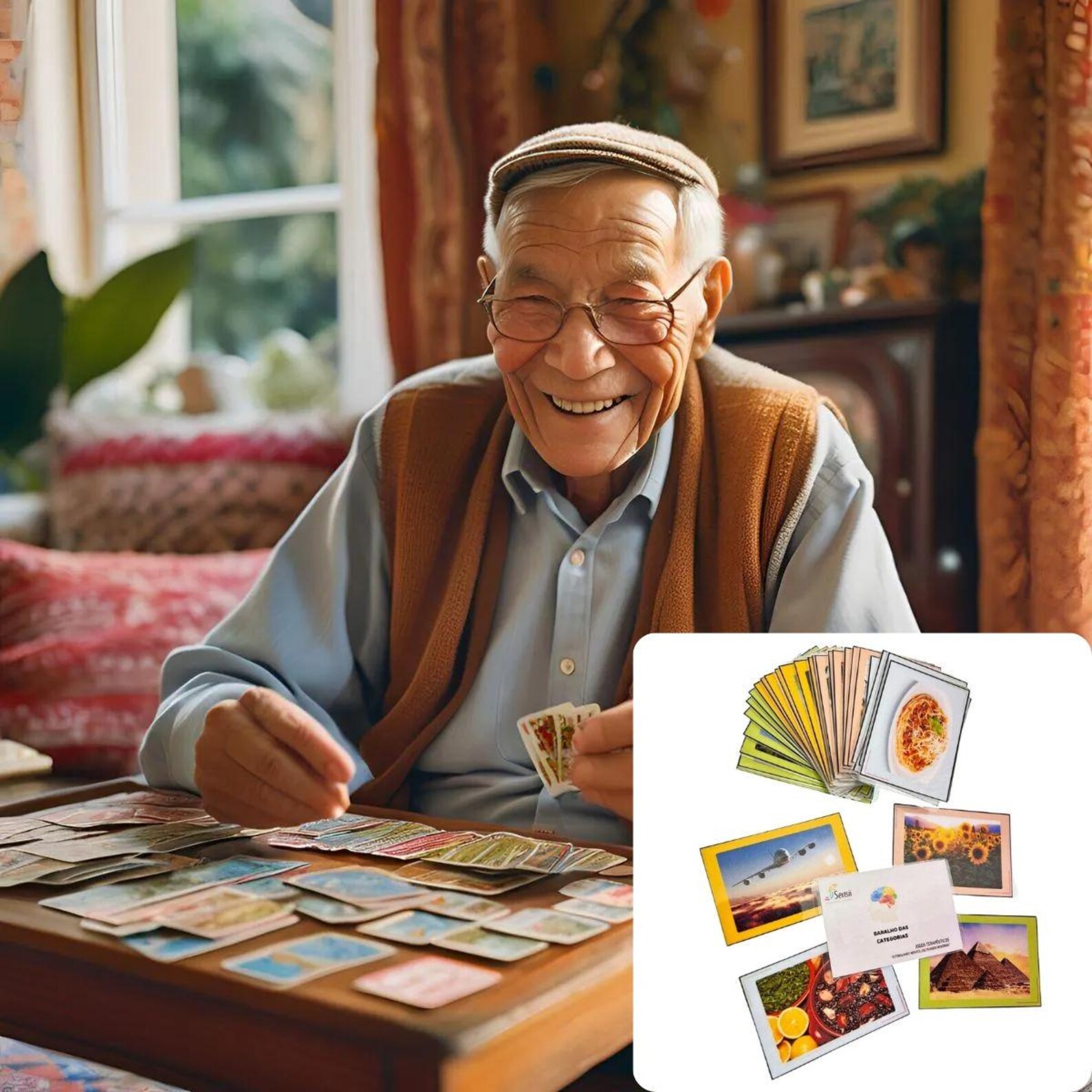 Category Deck Game Seniors With Alzheimer's Memory Care Dementia Game ...