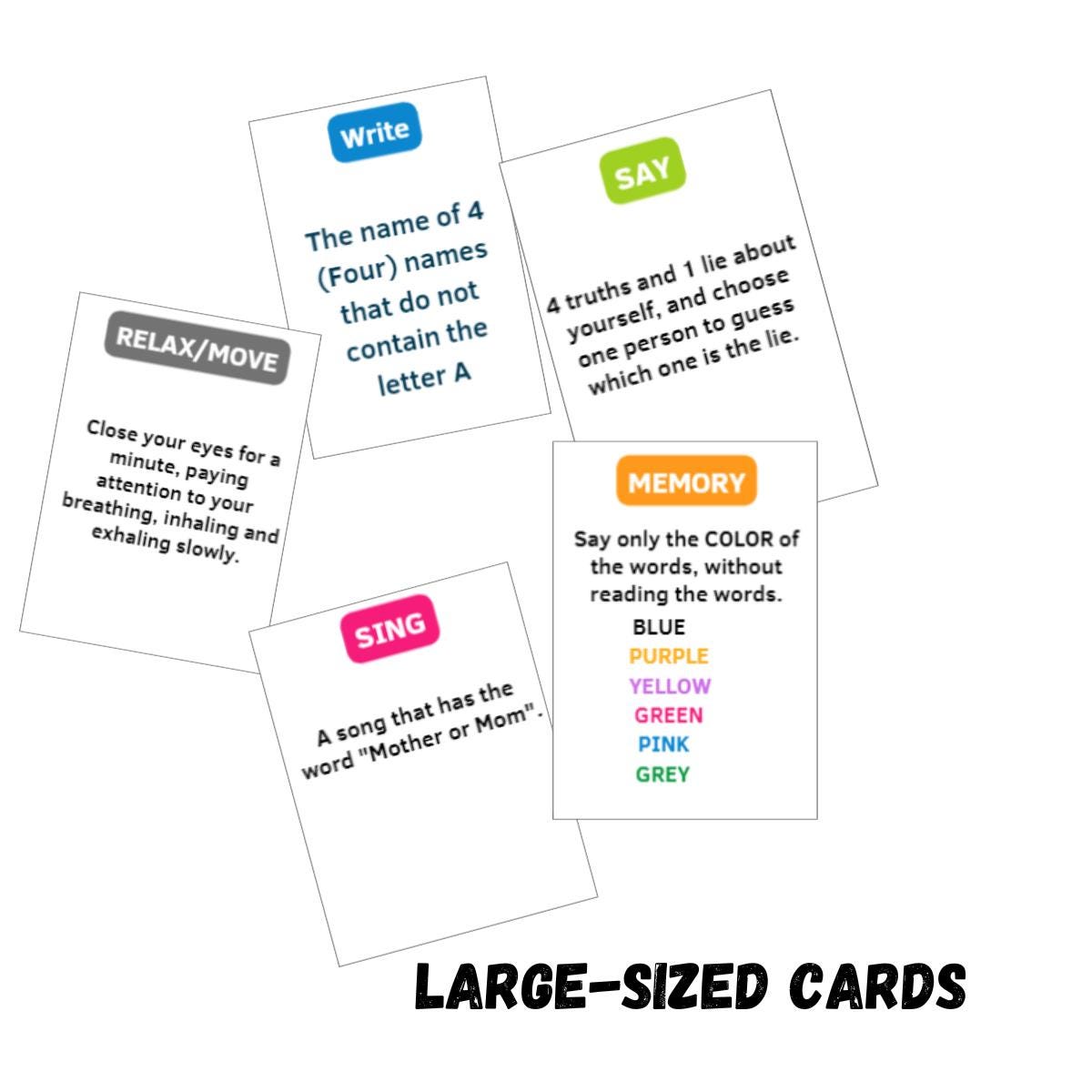 Cognitive Board Game, Dementia Games, Ice Breaker Game, Memory Care ...