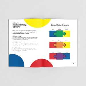 Color Theory Activity Sheets and Parent Handbook for Kids|digital ...