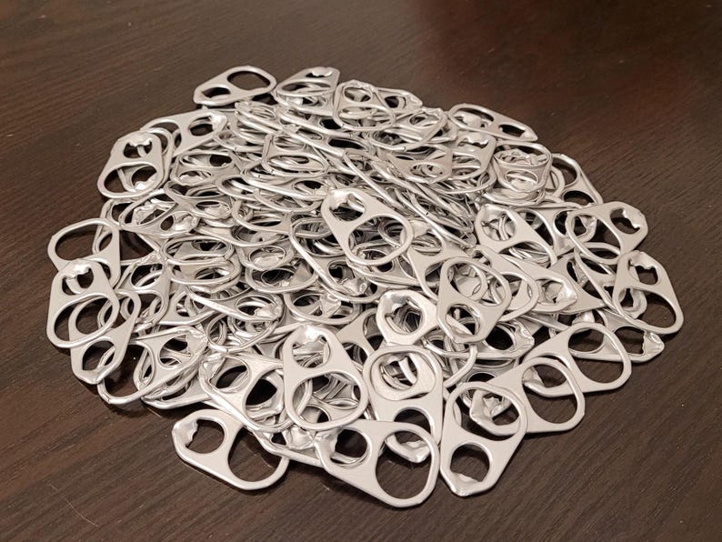 Aluminum Can Ring Pull Tabs - Etsy