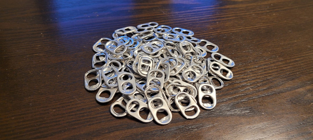 Silver Aluminum Beer/pop Can Ring Pull Tabs - Etsy