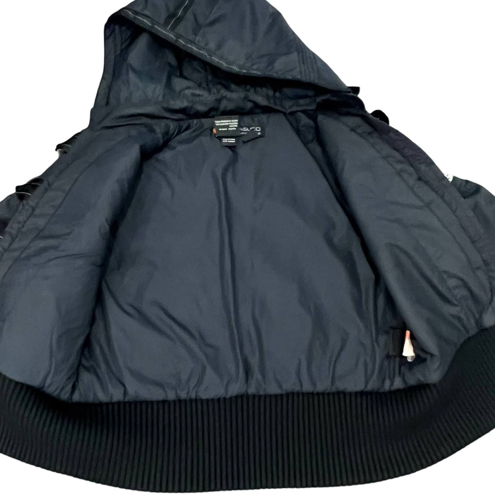 Parasuco Denim Cult Black Button Front Bomber Jacket Size L Detachable ...