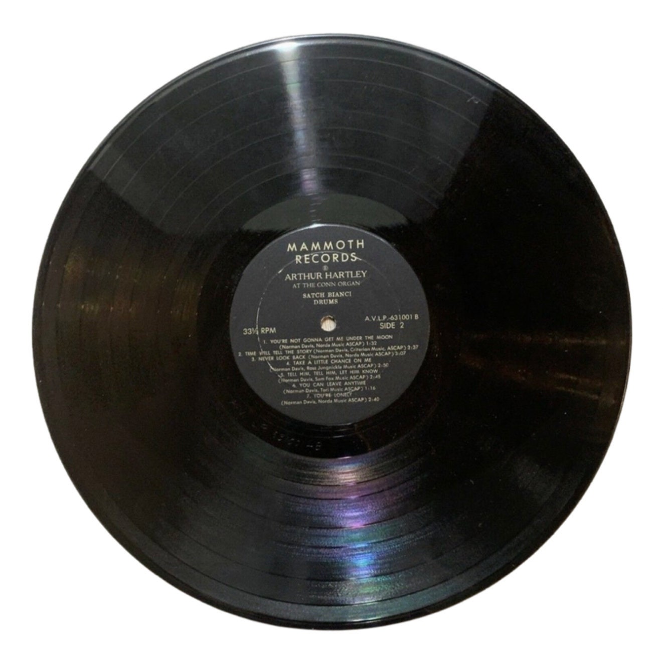 Arthur Hartley Hands Across the Sea Norman Davis Vinyl Mammoth Records ...