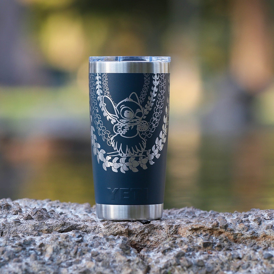 Navy Stitch Puakenikeni Design Laser Engraved Yeti 20 Oz. - Etsy