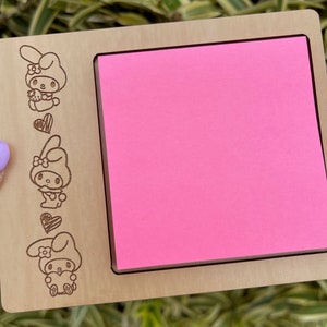 New Laser Engraved My Melody Post-it Holder - Etsy