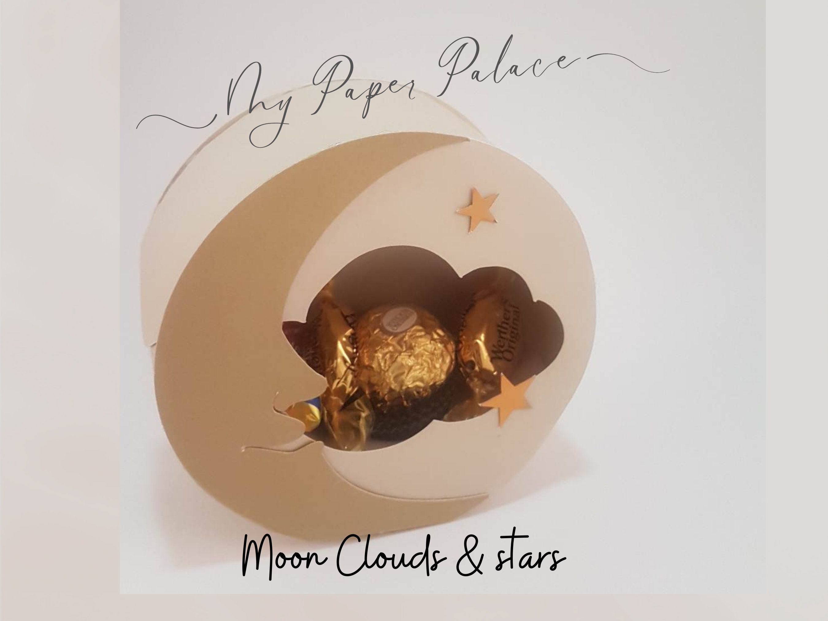 Round Gift Box Svg Bundle, We Are Over the Moon Baby Shower Favor Box ...