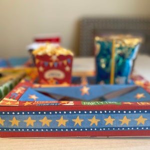 Old Fashioned Concession Tray Printable PDF , Popcorn Tray,brick Pattern, Princess Tray, Video ...