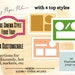 Movie Tray Template , Canva Party Favor Movie Box Template Bundle ...