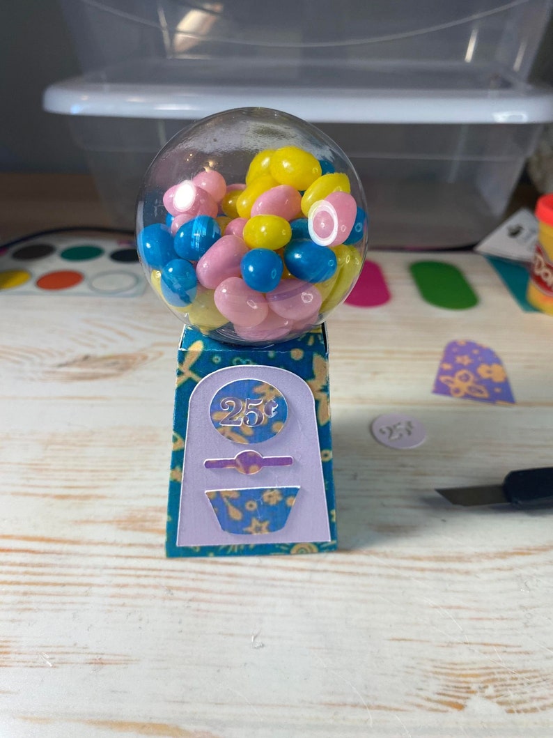 Mini Bubblegum Machine Svg Png Dxf Eps Pdf , Gumball Machine Party ...