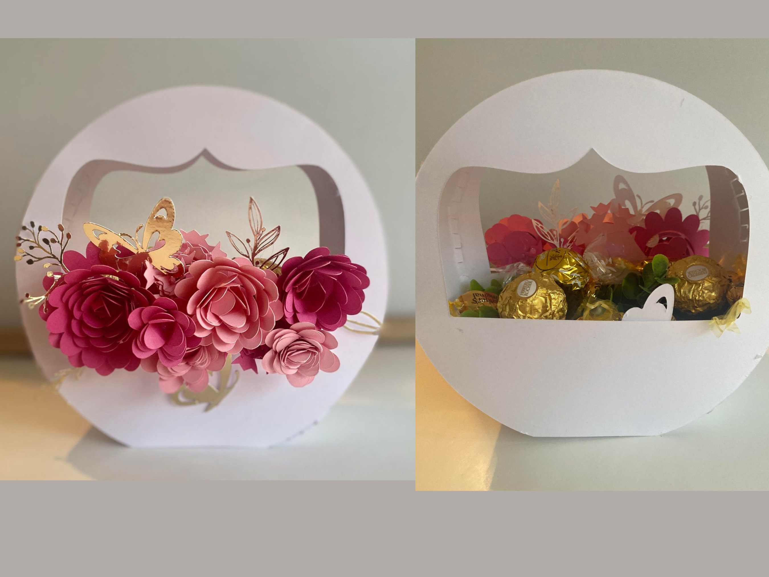 Round Gift Box Svg Bundle, We Are Over the Moon Baby Shower Favor Box ...