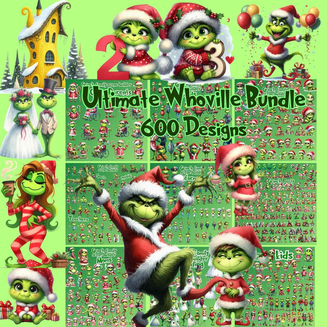 Ultimate Whimsical Sublimation Png Bundle , Christmas Film SVG Bundle ...