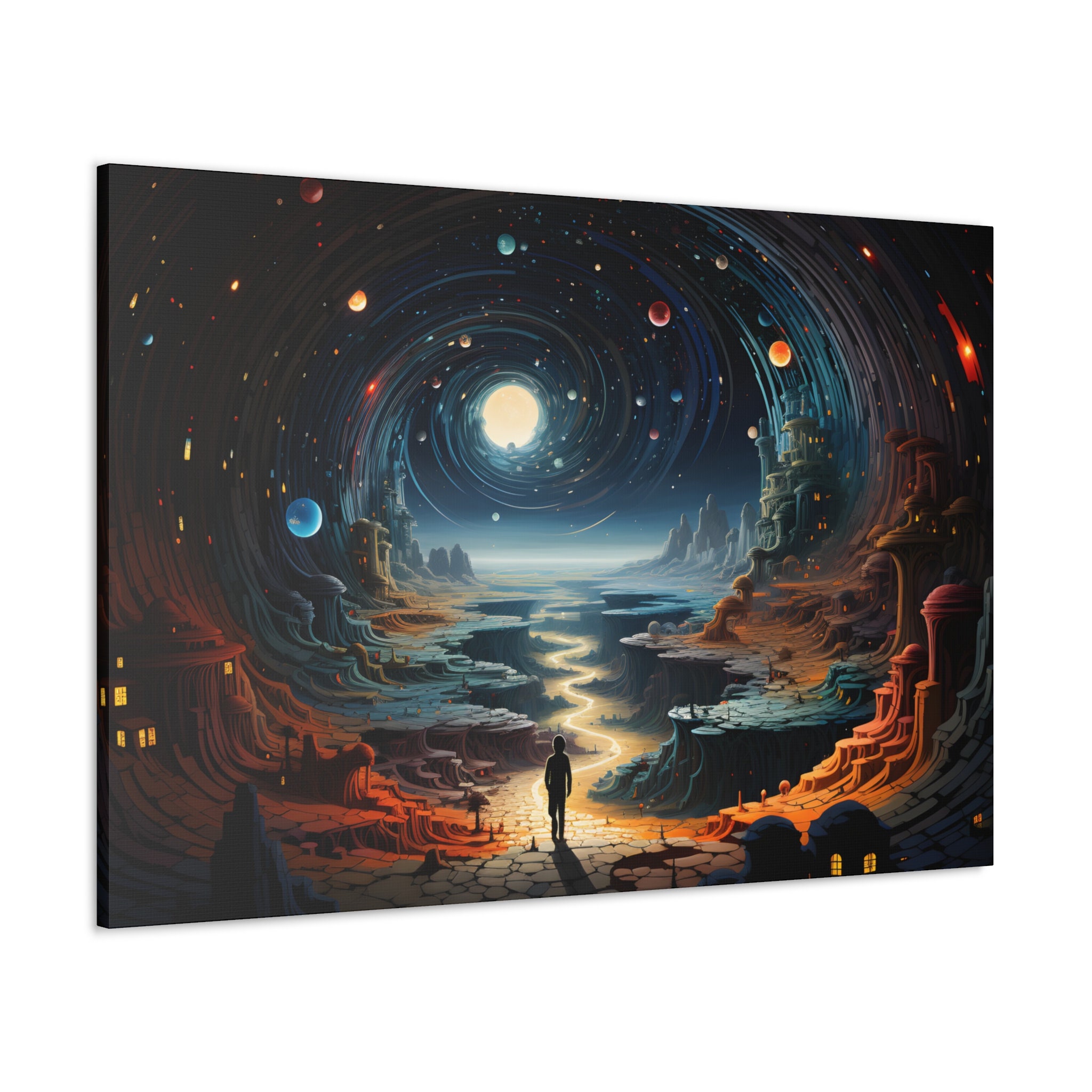 Constellation Spiral Planets Stars Space Galaxy Landscape - Etsy