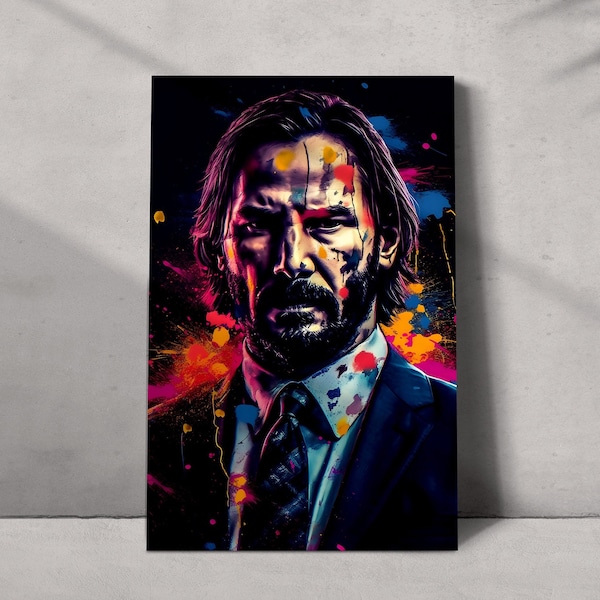 Keanu Reeves Painting Art - Etsy