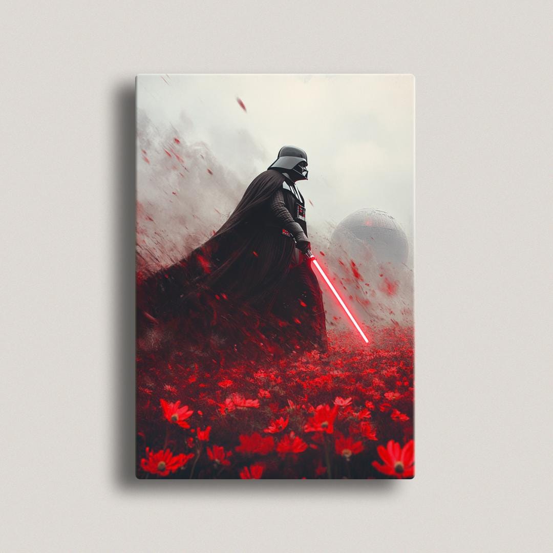 Darth Vader Metal Art Sign | Sci-fi Decor for Star Wars Fans | Unique ...