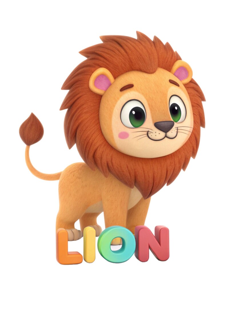 Tarjetas didácticas de animales en 3D (PDF): 20 adorables animales de ...